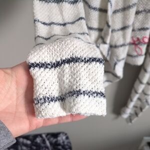 Sundry | Sweaters | Sundry Love Always White Striped Lightweight ...